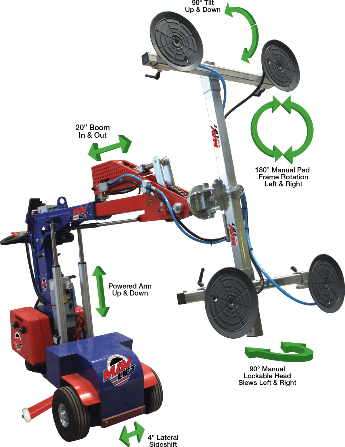 MAV Lift- Mobile Glass Lifts | Official Site